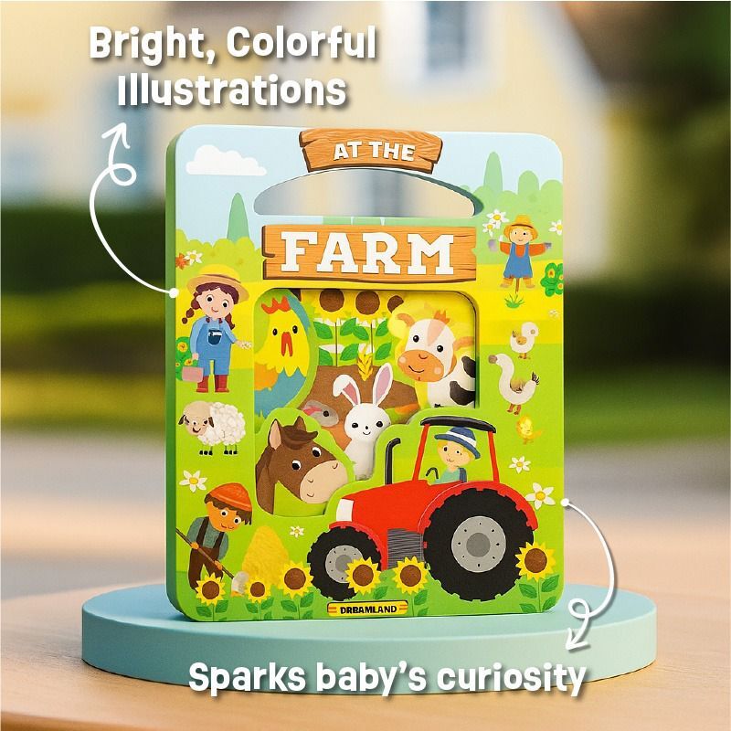 At the Farm- Window Cut Board Book
