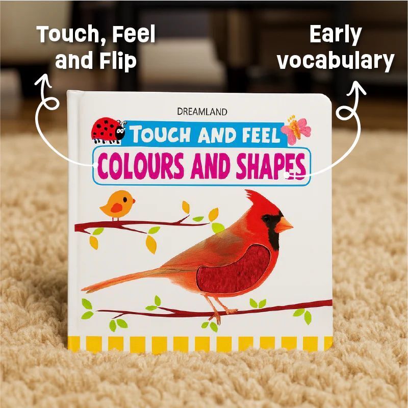 Colours and Shapes: Touch-and-Feel Sensory Board Book