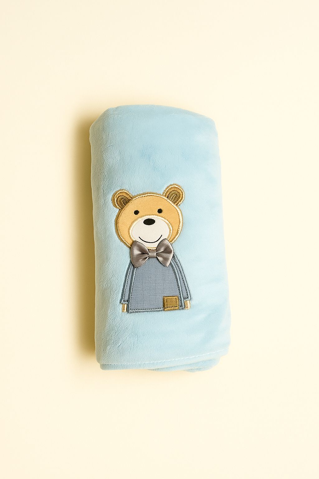 Premium Microfiber Baby Bath Towel (120×60 cm) – Snuggle Bear
