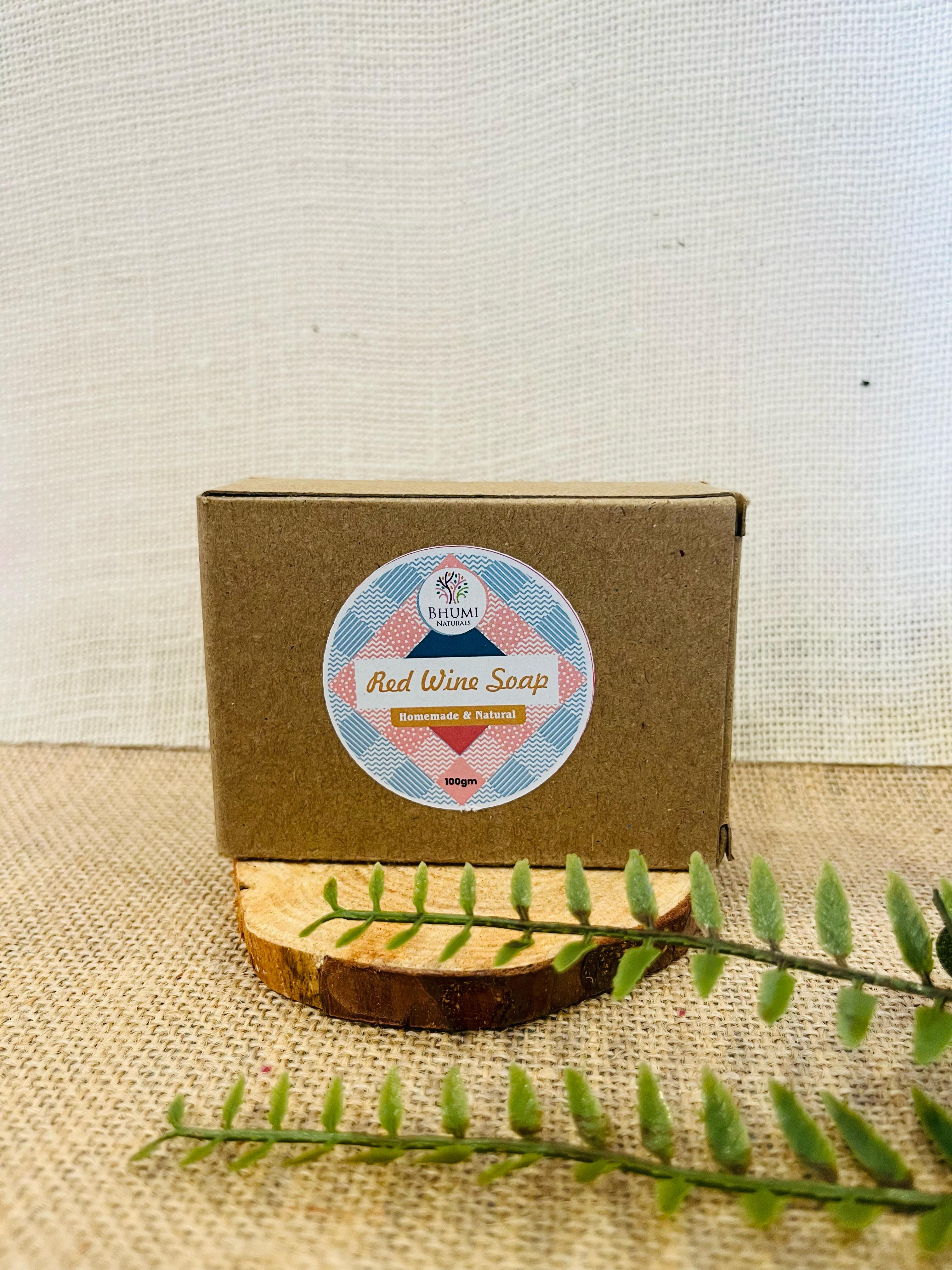 Red Wine Soap – Brightening, Anti-Aging & Hydrating Cleanser