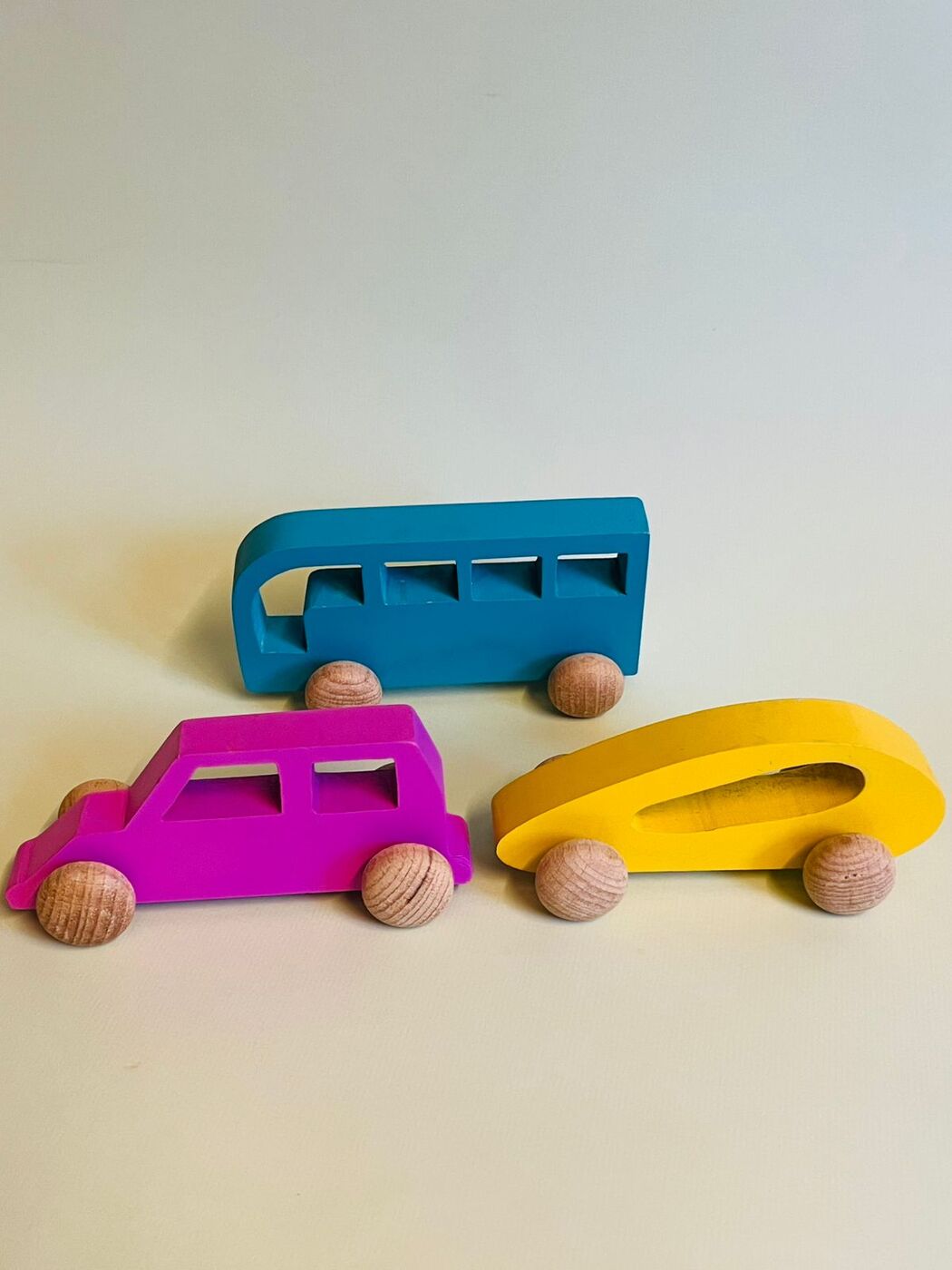 Wooden Vehicle Set for Babies | Boost Motor Skills & Creativity | Safe ...
